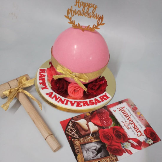 Chocolate Pinata Ball Birthday Hammer Cake - Cake House Online
